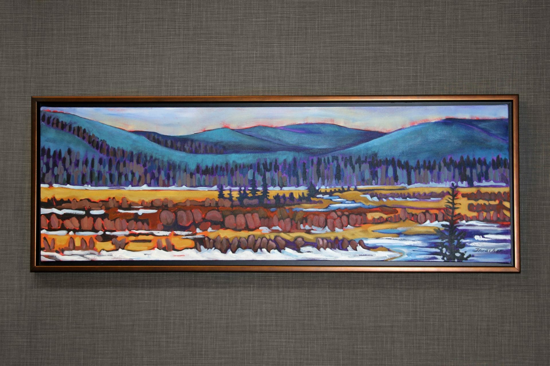 Custom Landscape Art for the BASF Calgary Office